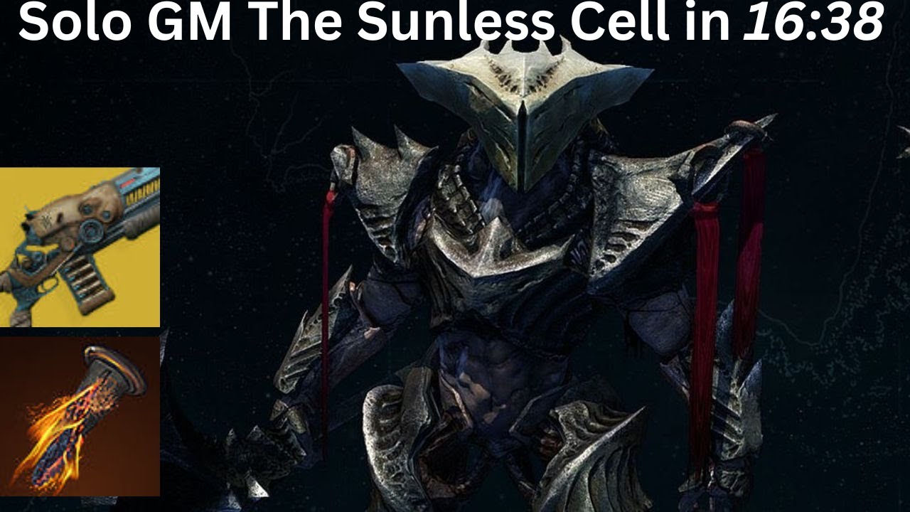 Solo Grandmaster Nightfall The Sunless Cell in 16 Minutes | Heresy ...