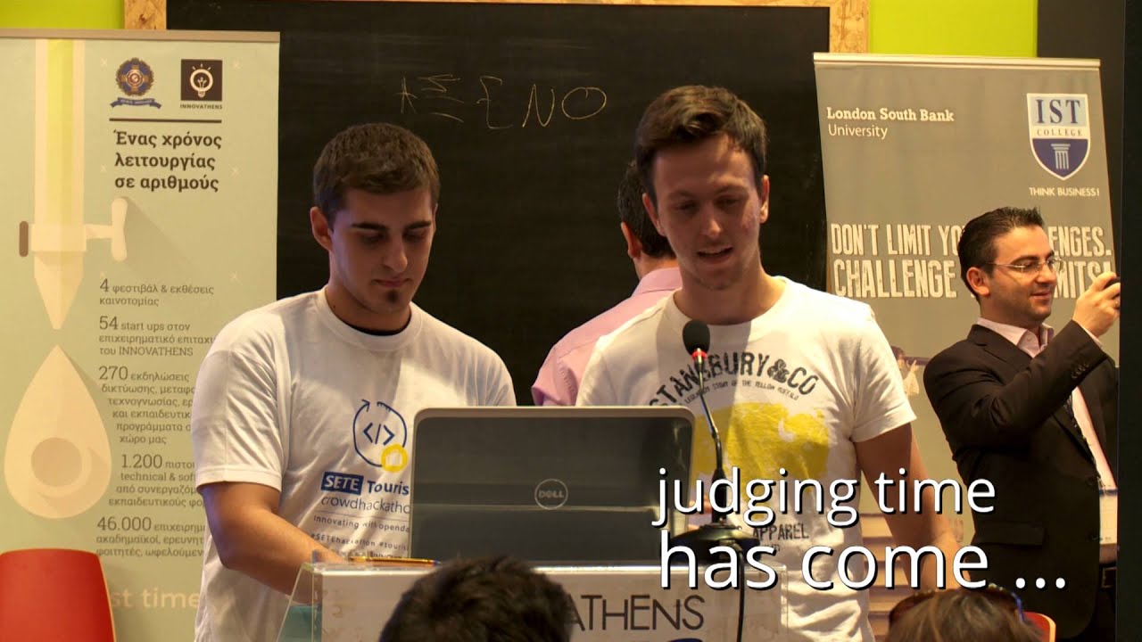 SETE Tourism crowdhackathon 2015 Official video (17-18/10/2015) - YouTube
