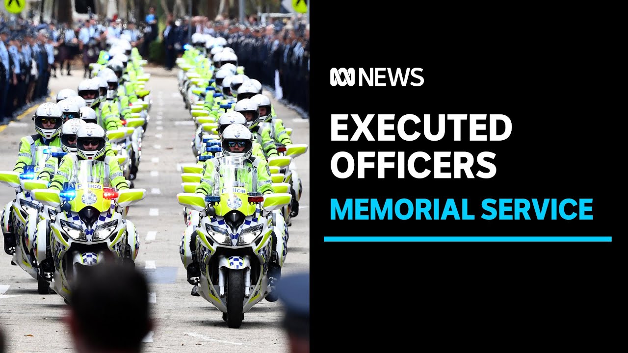 State honours police officers executed in hate-filled ambush | ABC News ...