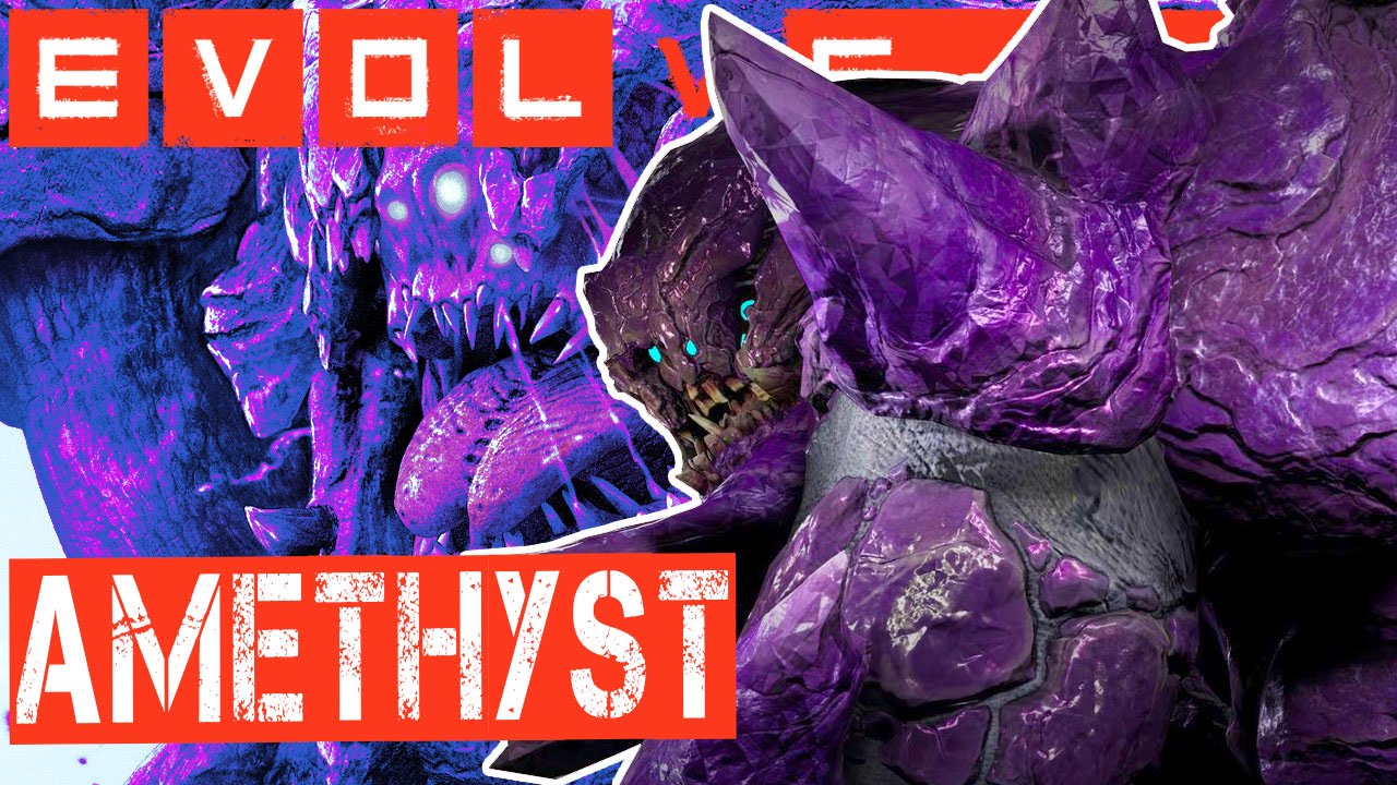 Evolve: Amethyst Behemoth Skin All Stages - YouTube