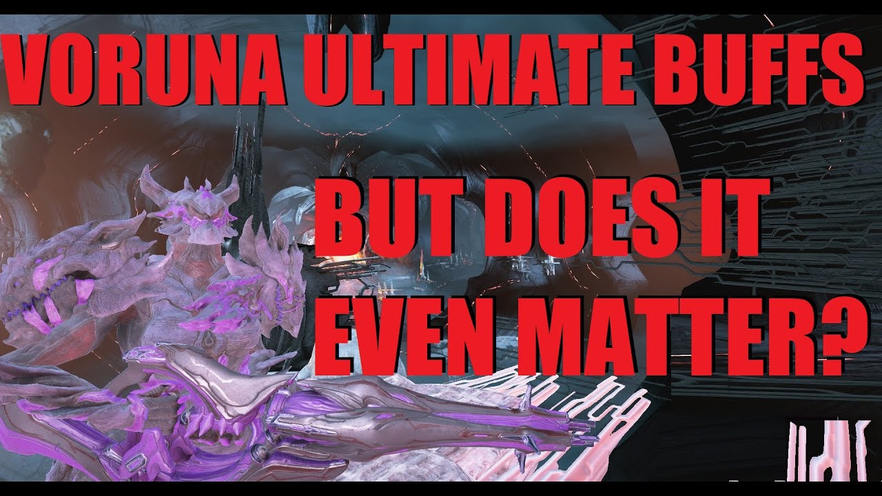 [WARFRAME NEWS] Voruna Ultimate Buff + Perigale Changes - YouTube
