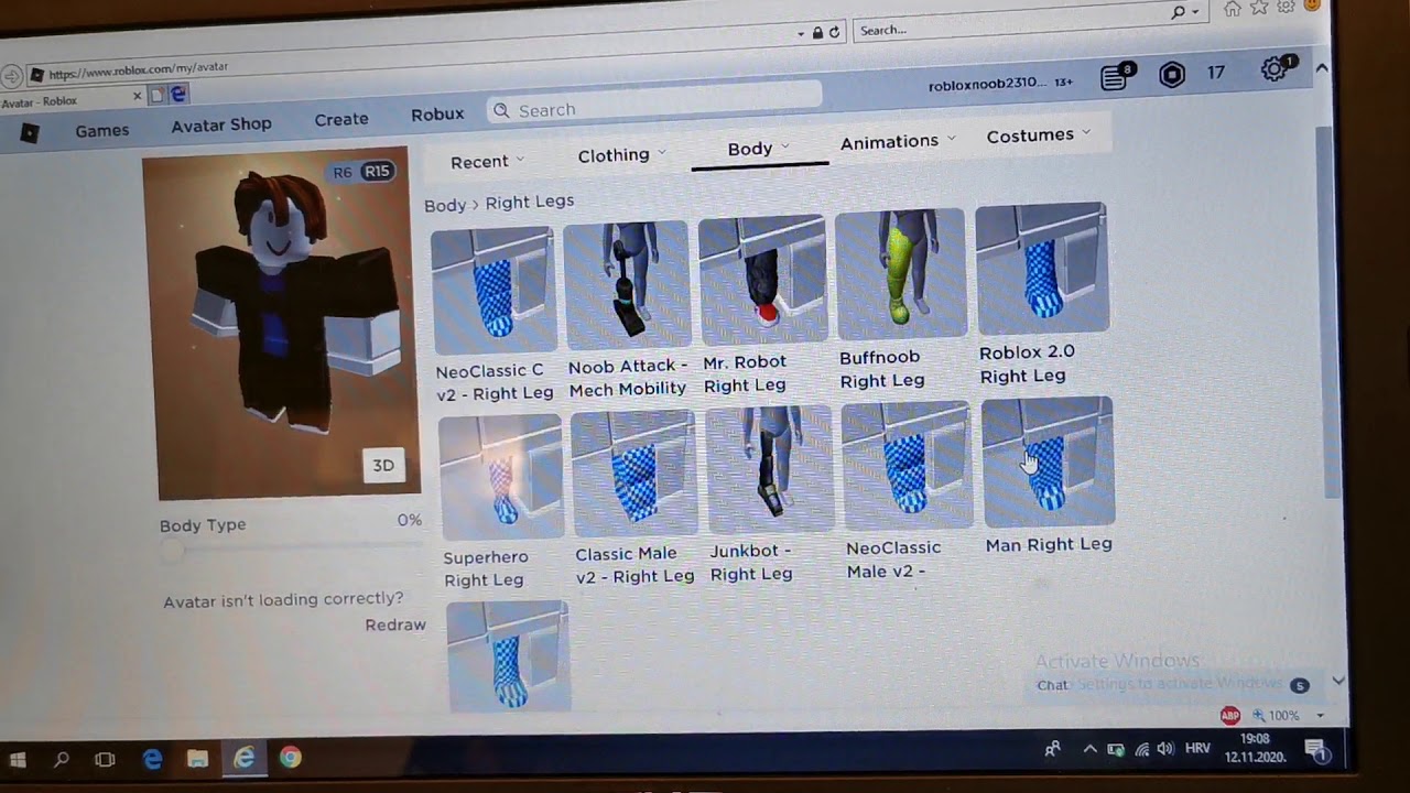 How to make your character look like a classic Noob in Roblox - YouTube