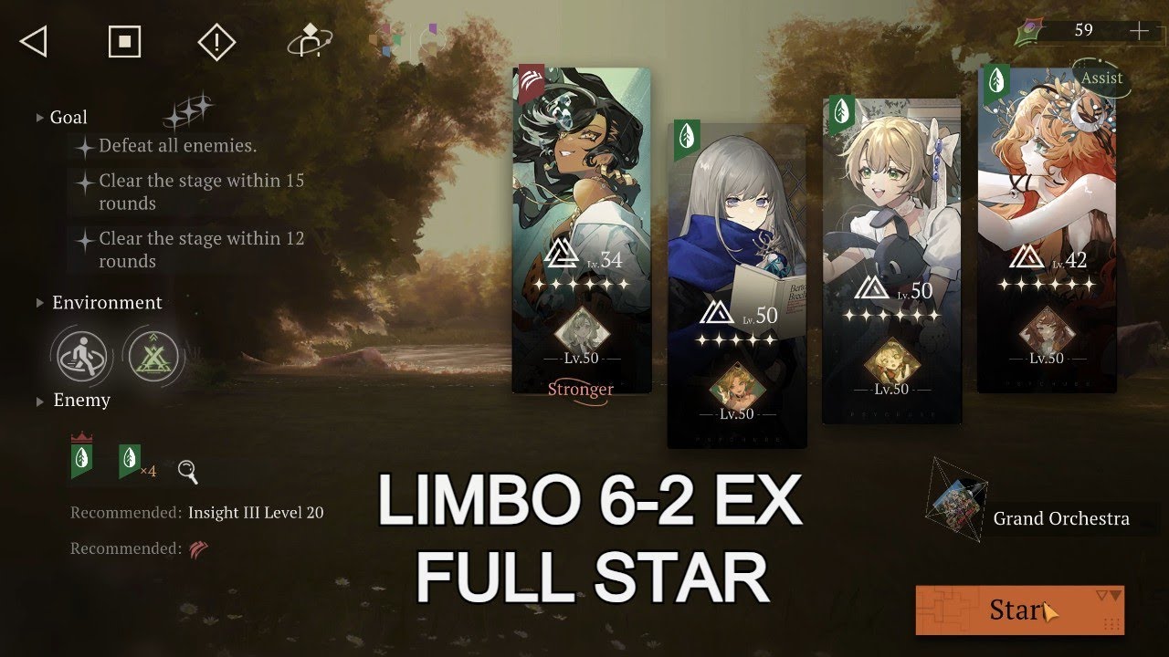 【Reverse: 1999】Limbo 6-2 Full Star Clear /w Grand Orchestra - YouTube