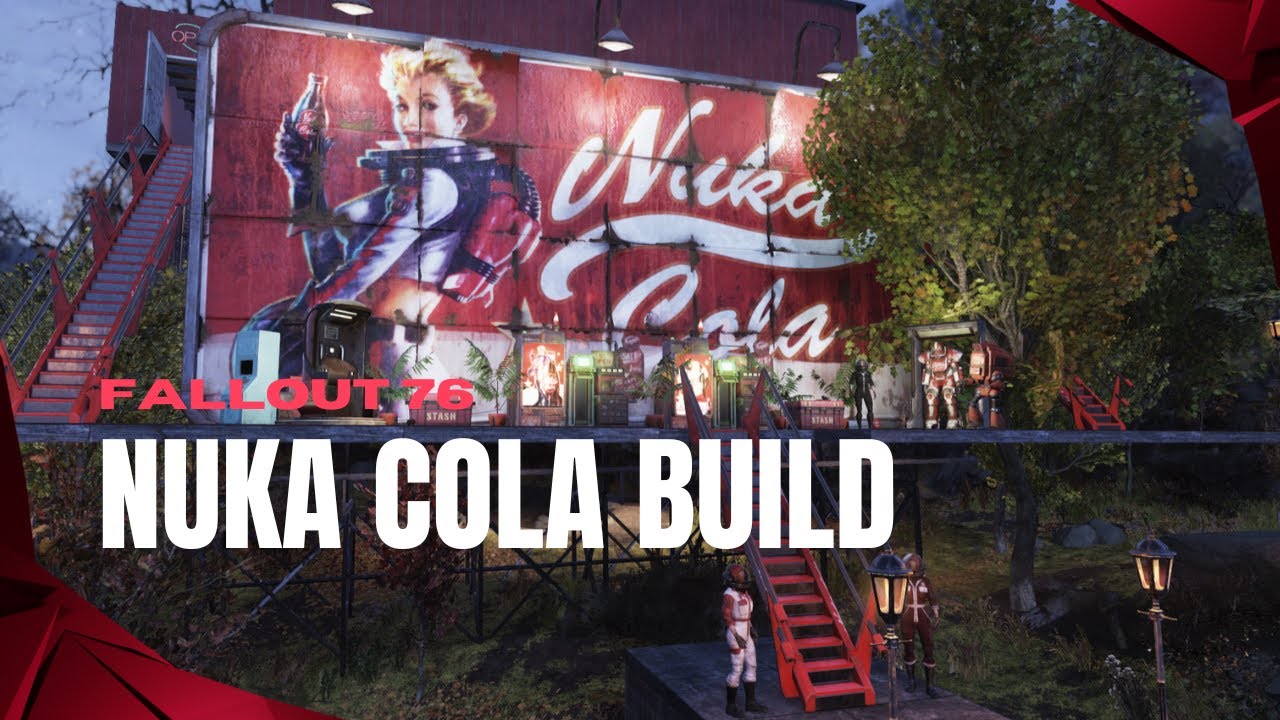 Nuka Cola Camp Build - Fallout 76 - YouTube