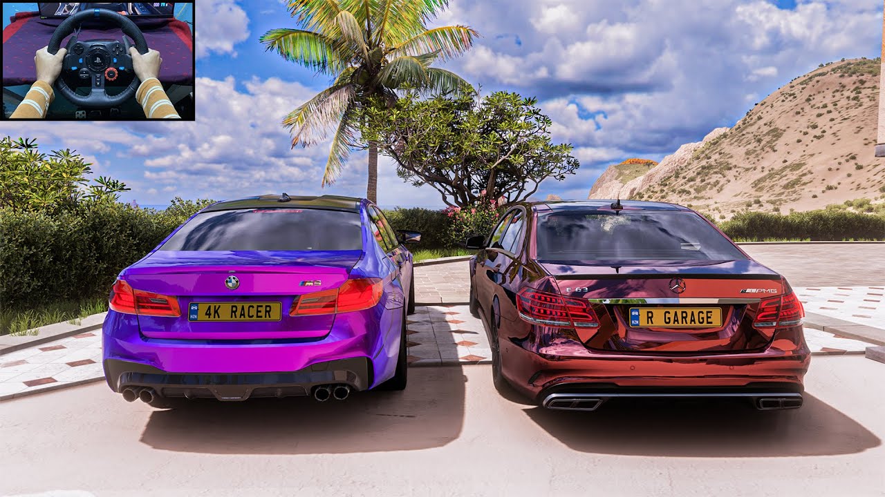 Mercedes-Benz E-63 AMG (870HP) & BMW M5 (840HP) | Forza Horizon 5 ...