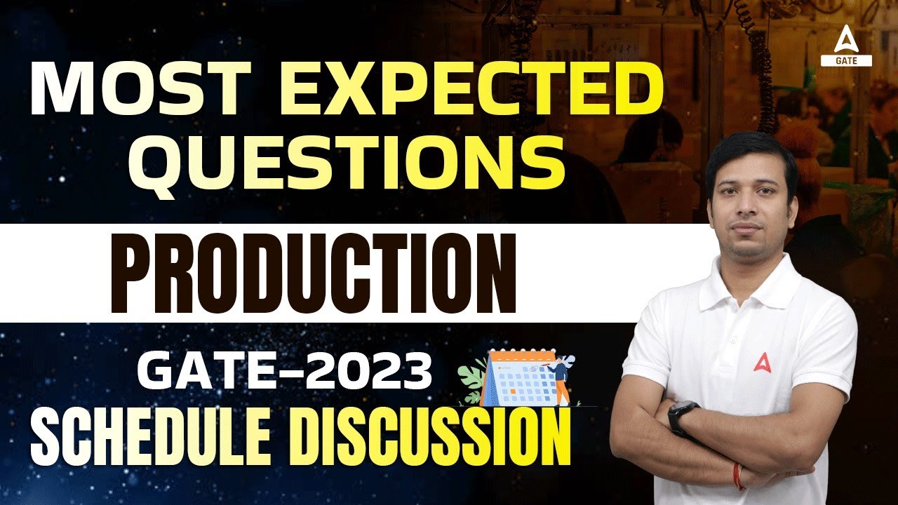 GATE 2023 | GATE Production Engineering | By Gaurav Sir - YouTube
