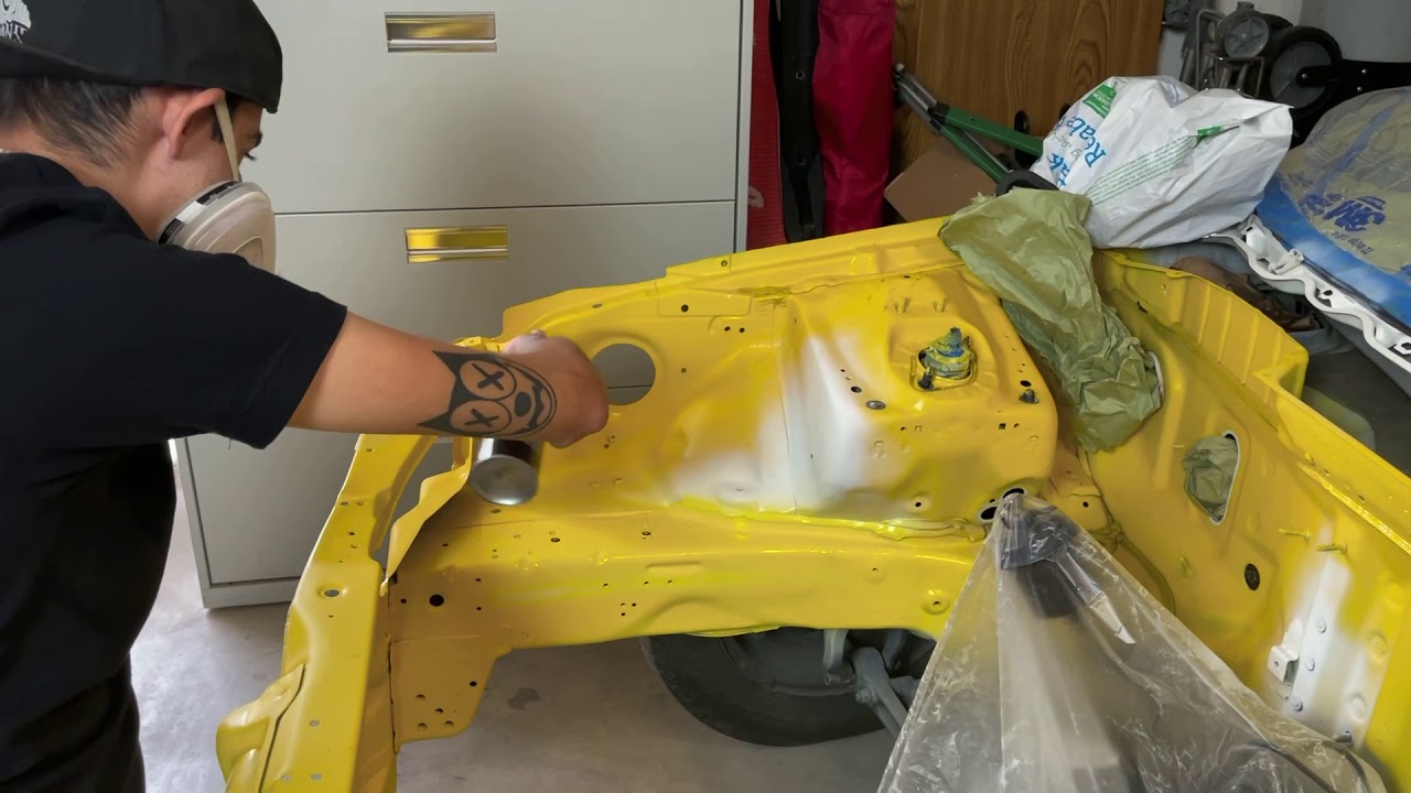 Phoenix/Sunlight Yellow 2001 DC2 Integra GSR JDM Front - Engine Bay ...