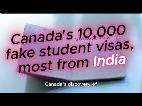 Canada's 10,000 fake student visas, most from India - YouTube