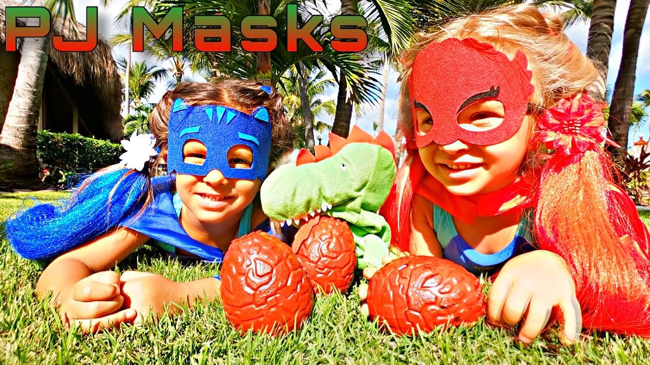 PJ Masks saves DINOSAUR🦖 | Video compilation for KIDS - YouTube