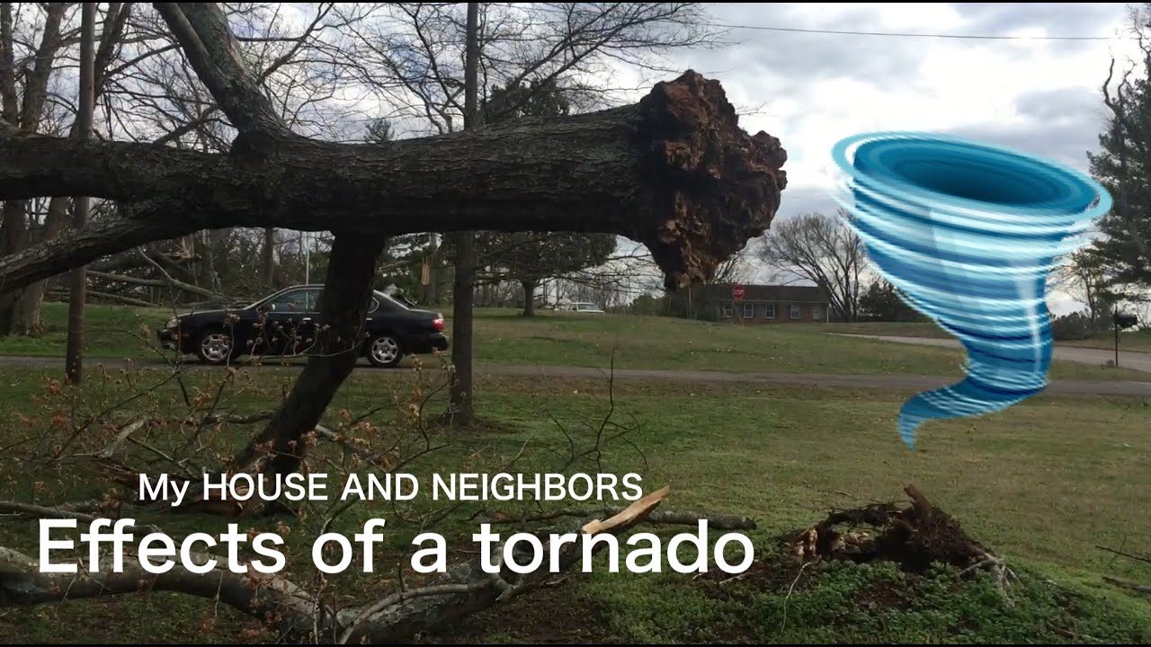 EFFECTS OF A TORNADO | MY HOUSE AND NEIGHBORS - YouTube