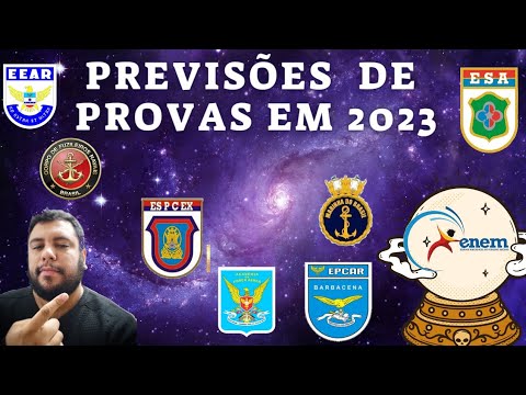 Previsões das datas de concursos em 2023 | ESA | EEAR | ENEM | AFA ...