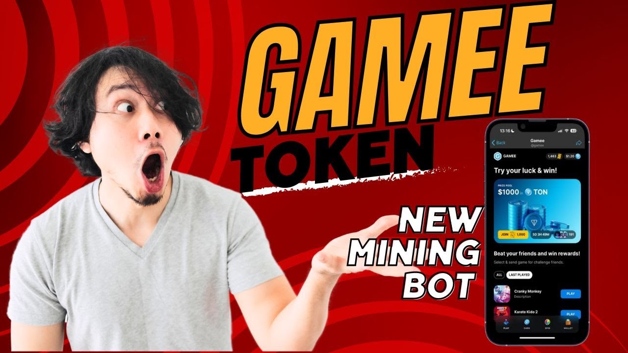 Gamee Token 100% Verified Mining Bot || Gamee new mining Bot || gamee ...