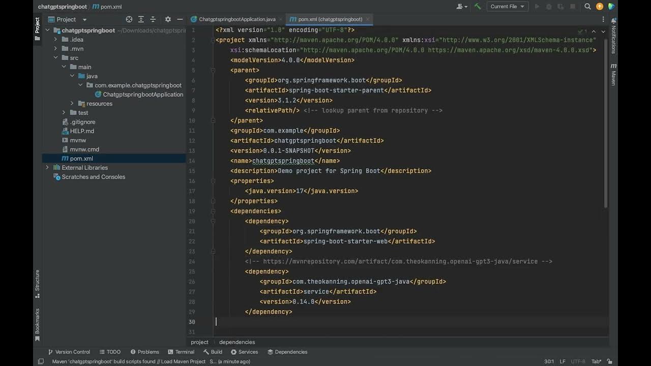 Invoking Chatgpt Api From Spring Boot Image Generation Youtube