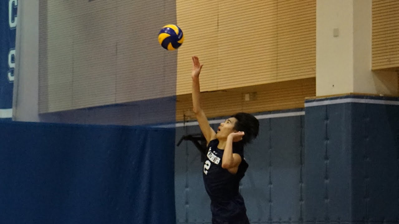 Marcus Tong Senior Year Volleyball Highlights - YouTube