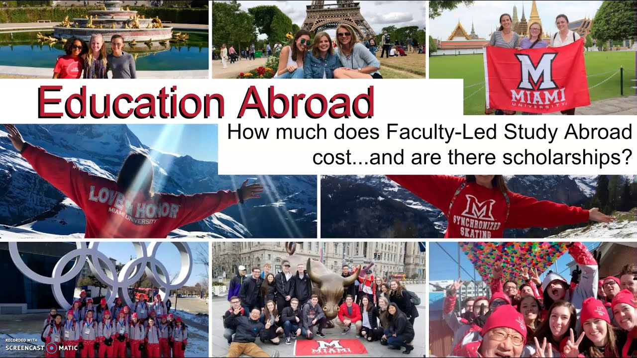 How much does faculty-led study abroad cost? - YouTube