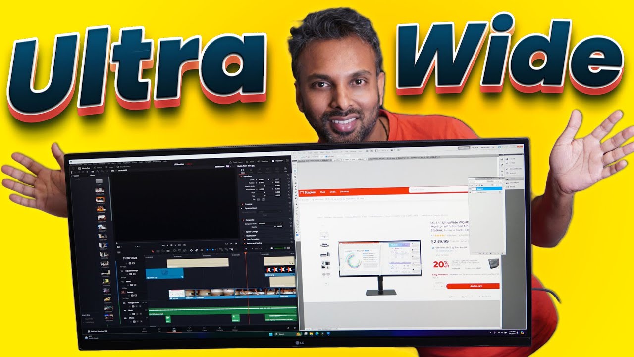 Ultimate Workhorse - LG Ultra Wide Monitor With Docking Station! - YouTube