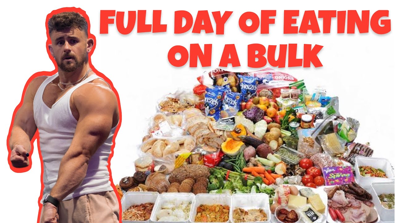 BULK WITH ME | full day of eating to grow muscle - YouTube
