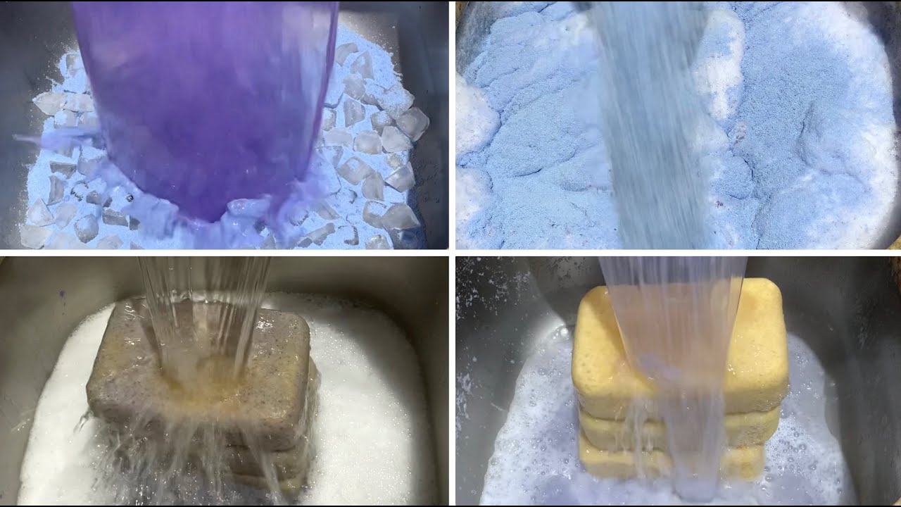 48 mins TO HELP YOU FALL ASLEEP - 💜🧜‍♀️🧊The Icey Purple WaterFall ...