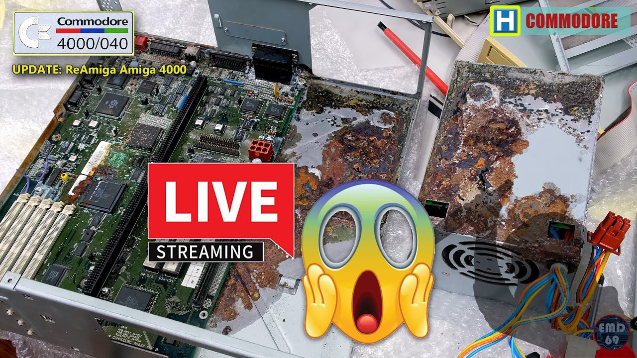 A4000 ReAmiga, ricostruzione stato di lavorazione - YouTube