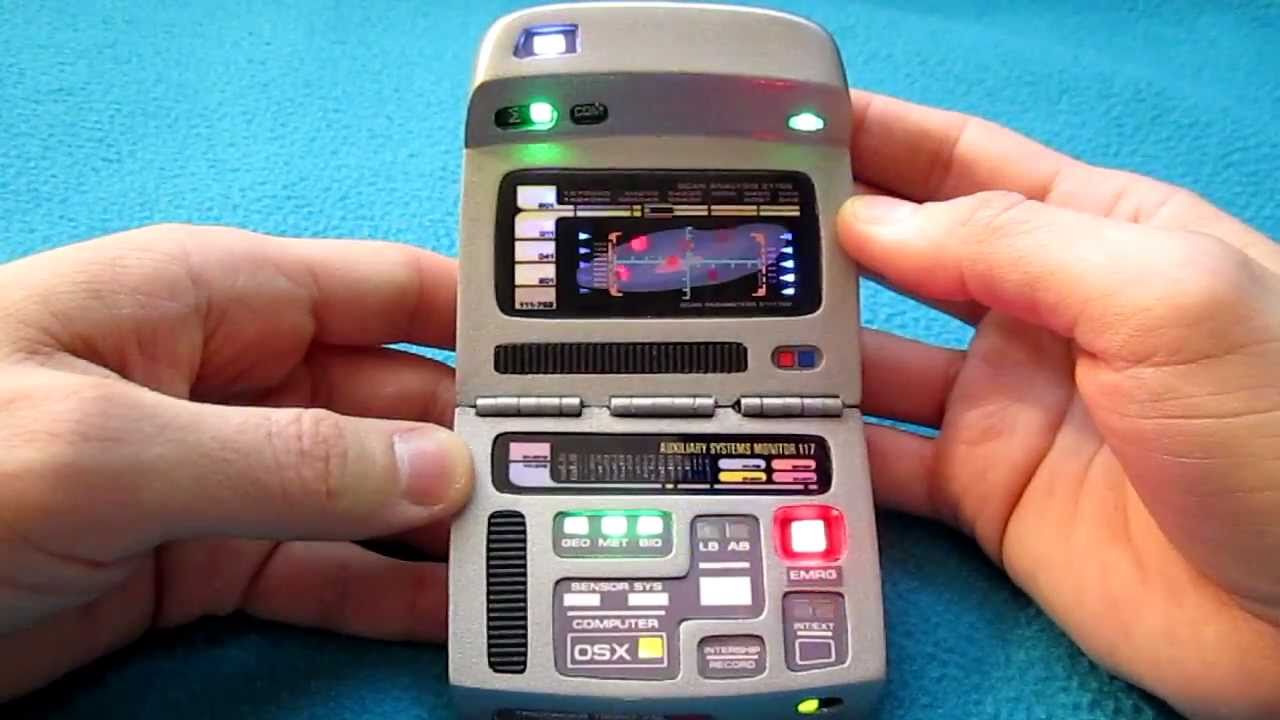 Star Trek Voyager Endgame Science Tricorder HERO prop - YouTube