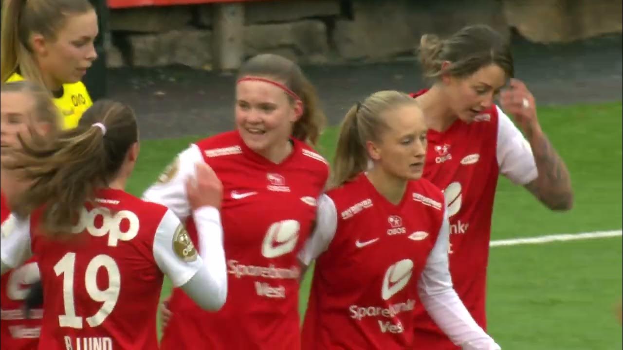 Brann – LSK Kvinner 2–2 - YouTube
