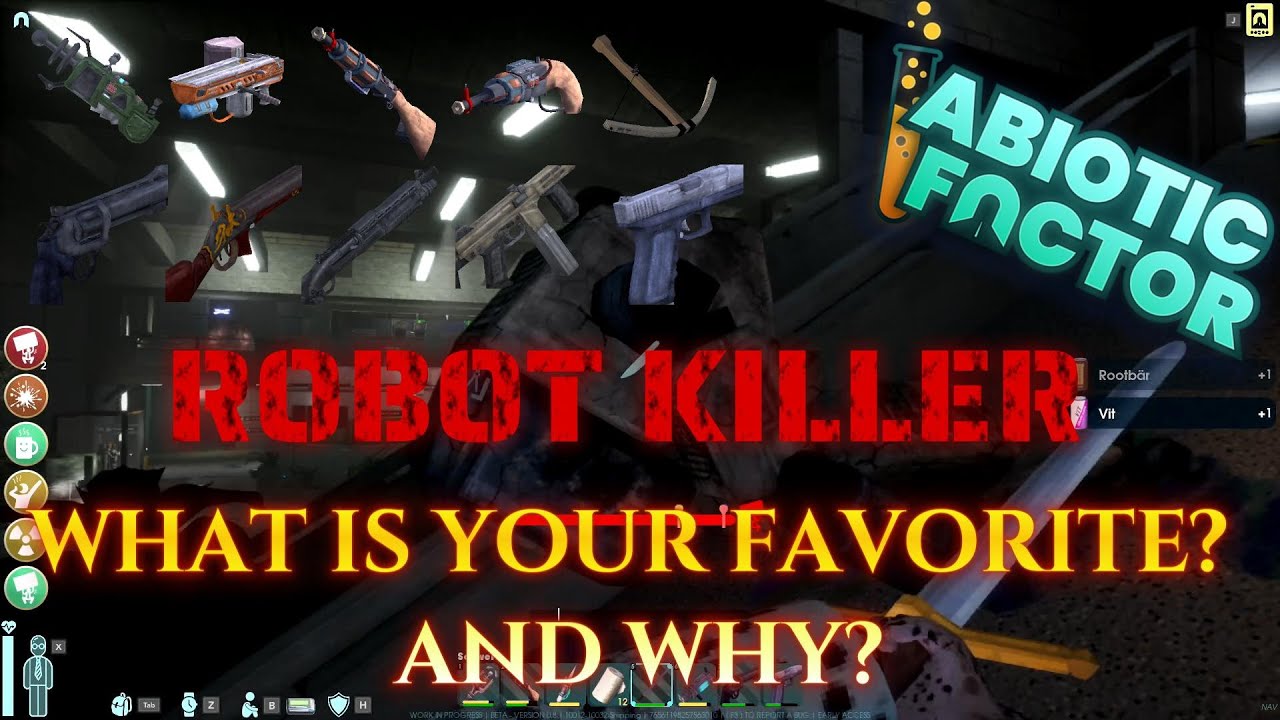Abiotic Factor - Robot Killer / All Ranged Weapons - YouTube