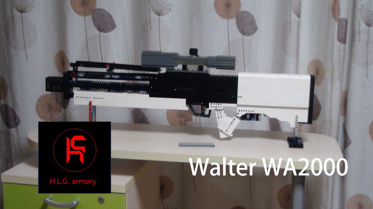 레고 총 - WA2000 / lego WA2000 - YouTube