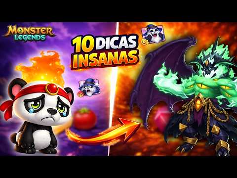 🚀10 DICAS INSANAS PARA INICIANTES NO MONSTER LEGENDS!