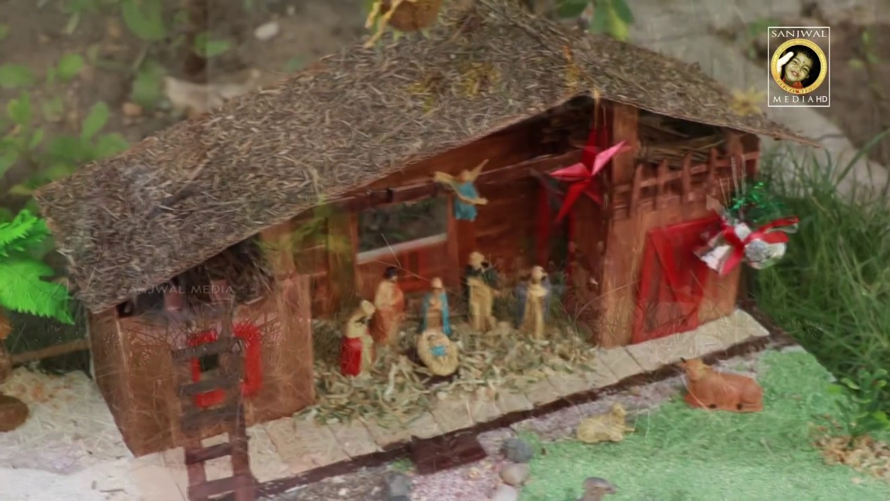Christmas Crib Beautiful DIY How To Make Crib Design YouTube