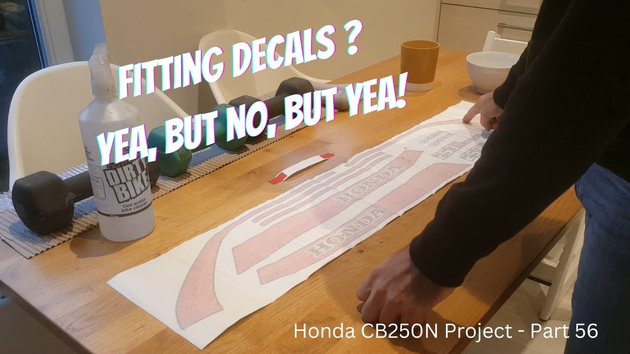 Trying to finally finishing fitting decals - Again didn't go exactly to ...