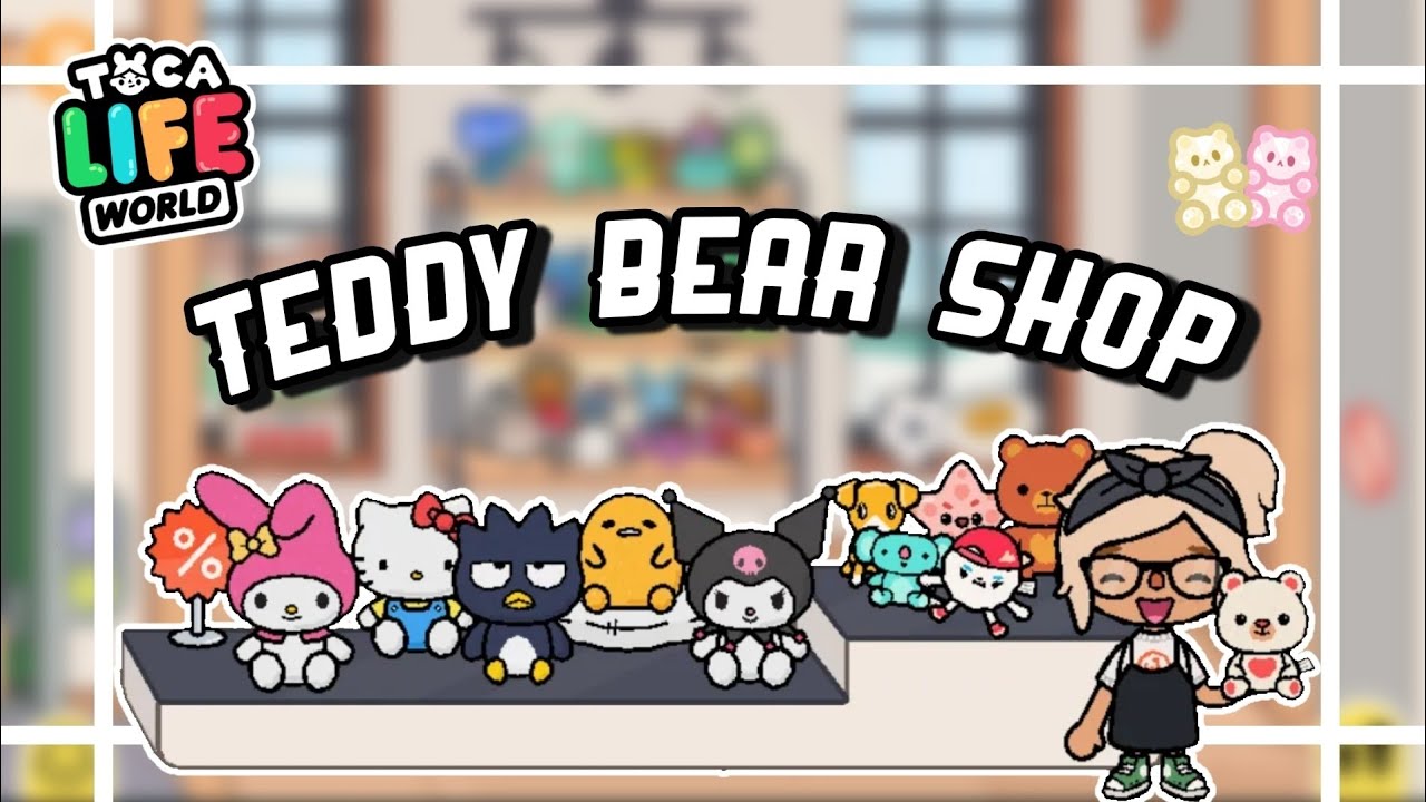 Teddy bear shop // Toca life //Find Stuffed toys //найти мягкие игрушки ...