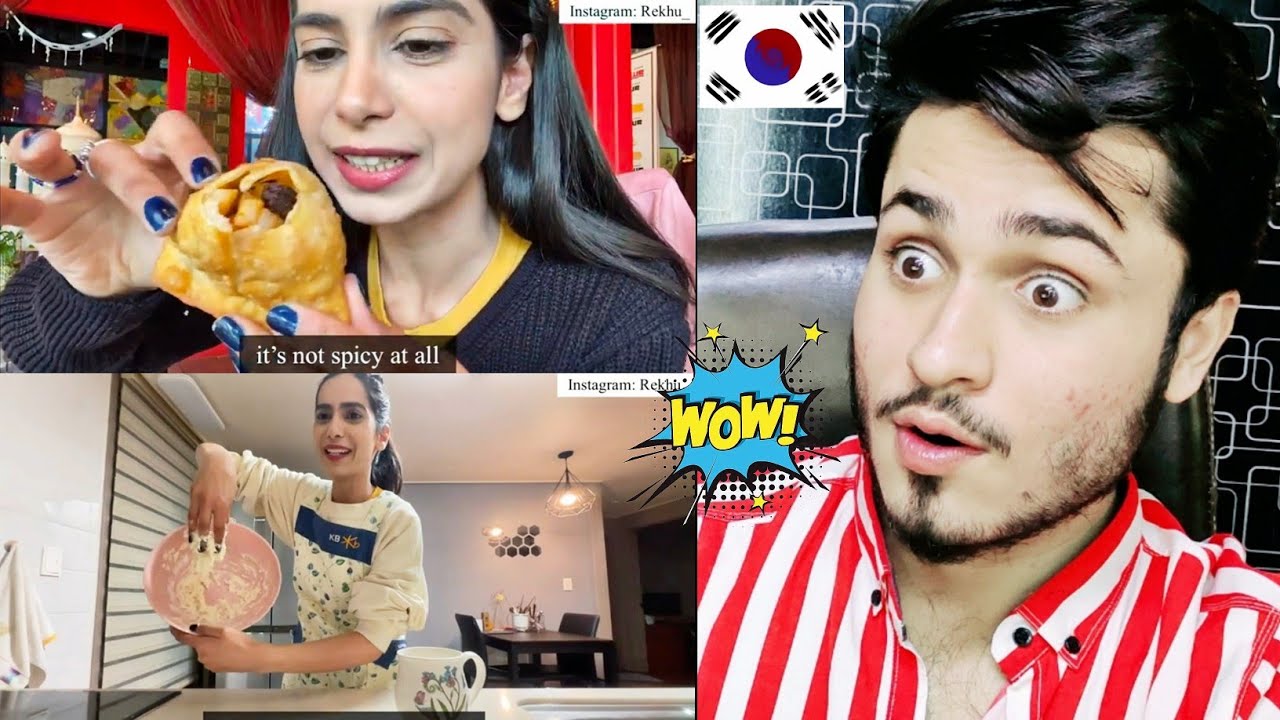 Pooh In Korea Vlog - Reaction | 24 HOURS INDIAN FOOD CHALLENGE | Rk Reaction - YouTube