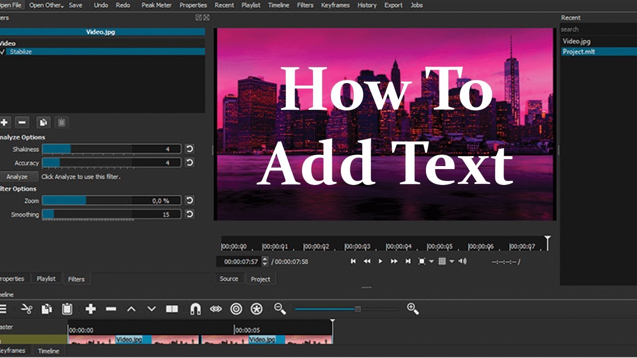 How To Add Text To Your Videos Shotcut 2021 YouTube How To Add Text To Your Videos Shotcut 2021 YouTube