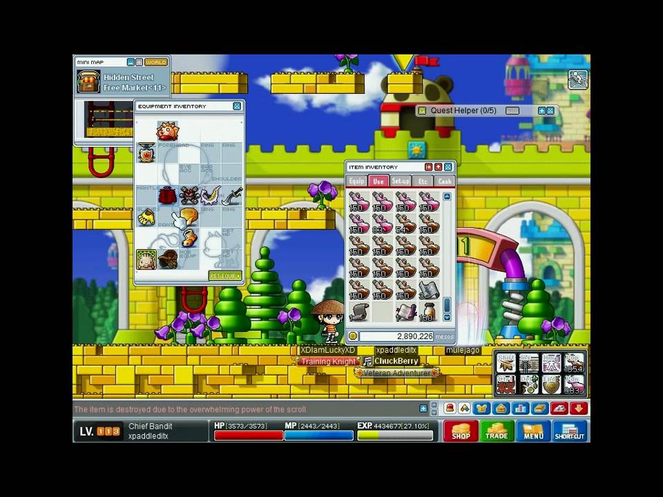 Maplestory - Enhancement + Potential Scrolling Part 2 - YouTube