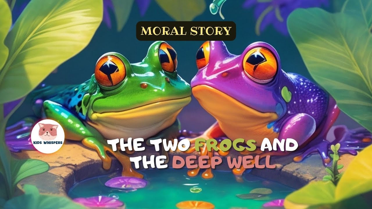 The Two Frogs and the Deep Well | KidsWhispers | Animated Moral Story ...