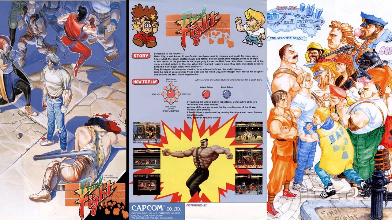 Final Fight Arcade Mame Emulator - YouTube
