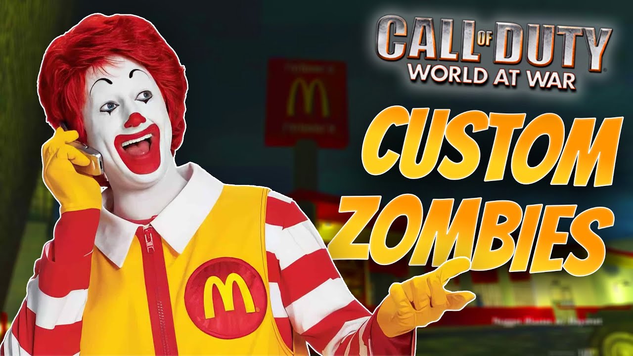 THIS MAP IS INTENSE - CUSTOM ZOMBIES - MCDONALDS ZOMBIES MAP - YouTube