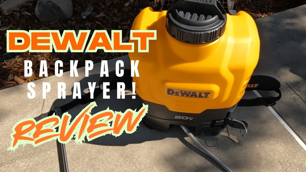 DeWalt 20V Backpack Sprayer Review - YouTube