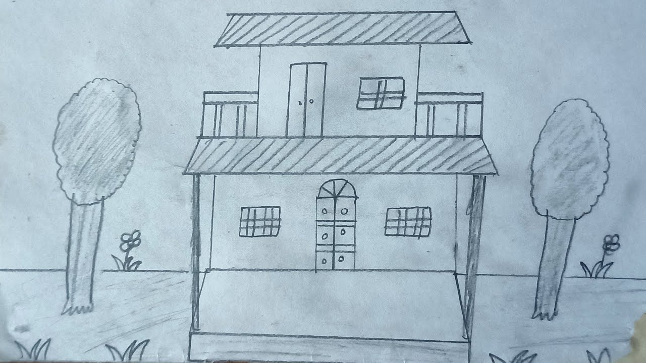 How to draw Home services Easy Drawing|| satp by Satp Home Drawing|| #drawingteacherprahlad ...