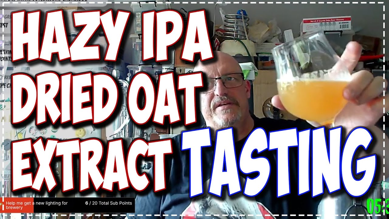 Hazy IPA - Oat Extract Tasting - Dried Hydrolysed Oat Extract - YouTube