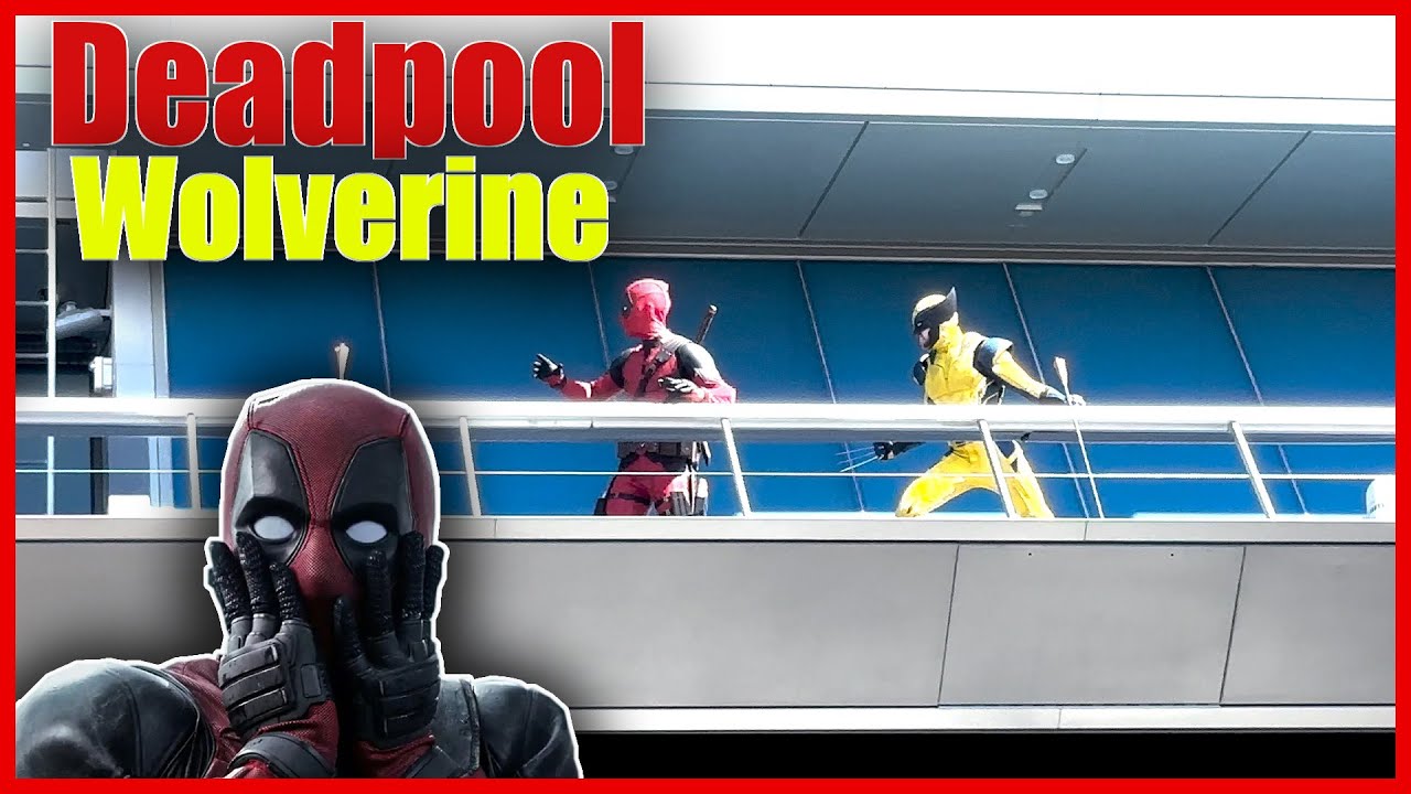Deadpool and Wolverine in Avengers Assemble Disney California Adventure ...