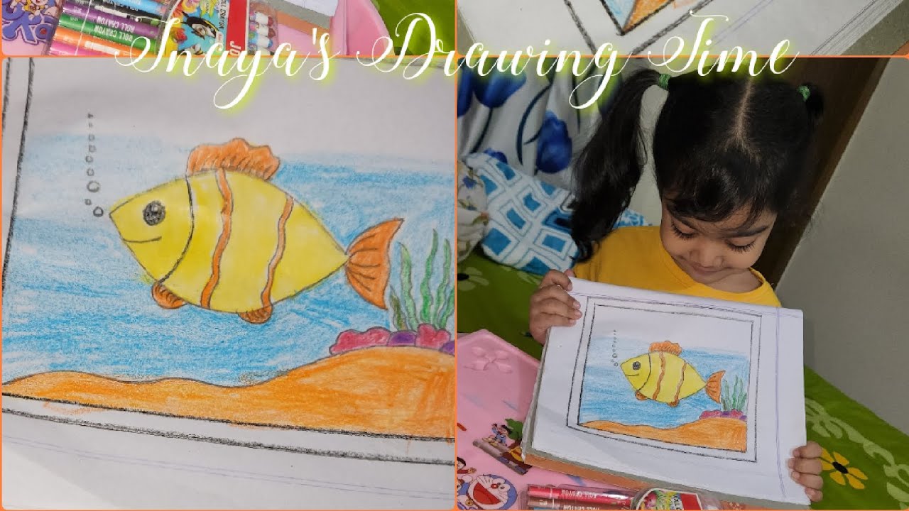 ইনায়া কত সুন্দর করে ড্রয়িং করছে মাশাল্লাহ।। inaya's drawing time #art ...