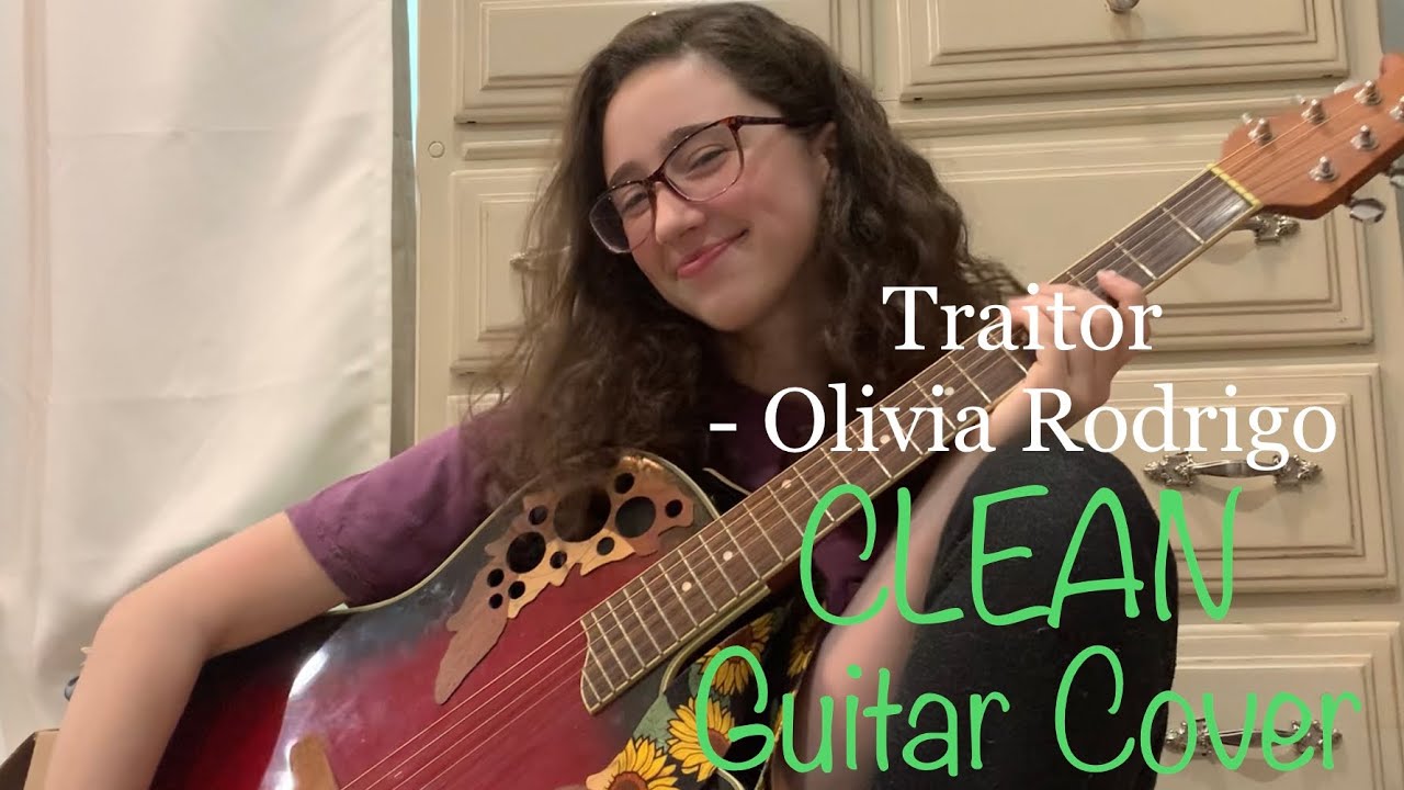 Traitor(Clean Version) - Olivia Rodrigo | Guitar Cover by Heidi Ana ...