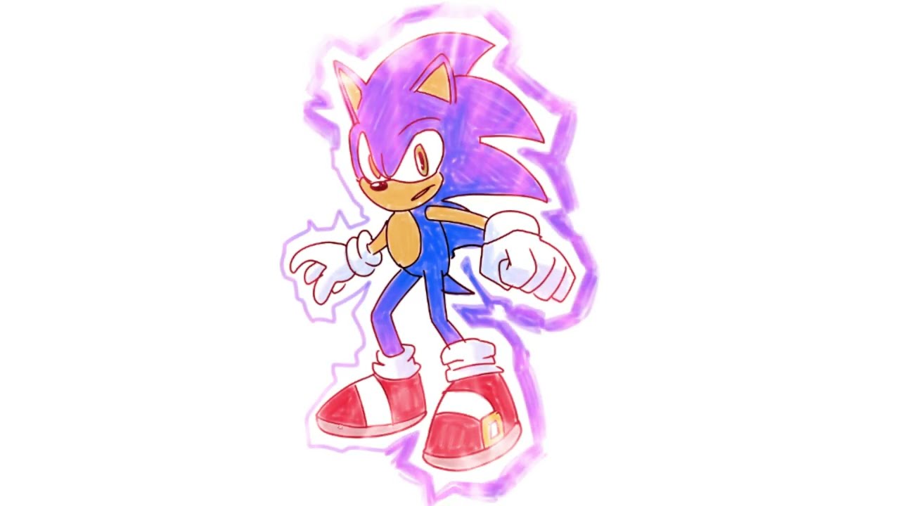 Easy To Draw Mature Sonic The Hedgehog Youtube