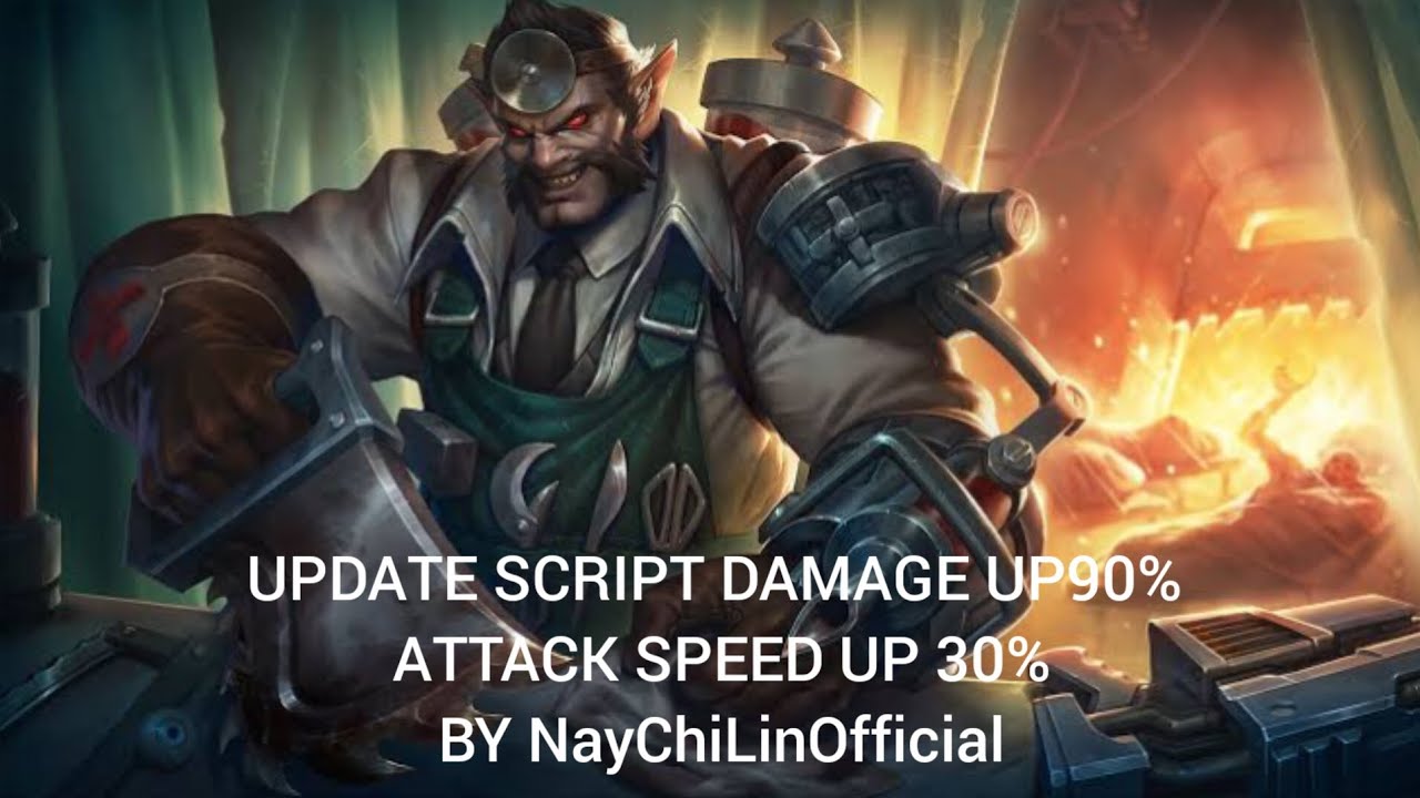 mobile legends UPDATE SCRIPT DAMAGE UP90% ATTACK SPEED UP 30% BY ...