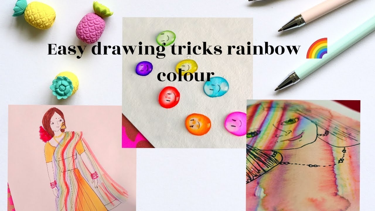 3 Easy drawing tricks / drawing for beginners step by step - YouTube