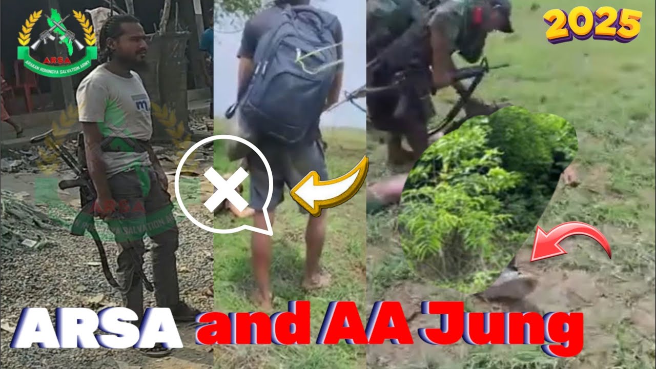 11/06/2025 ARSA and AA Jung Myanmar military | Arakan Rohingya Salvation Army | Please Help me ...