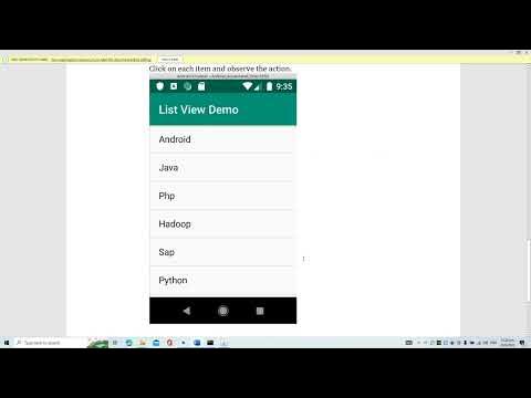 ListView Demo - YouTube