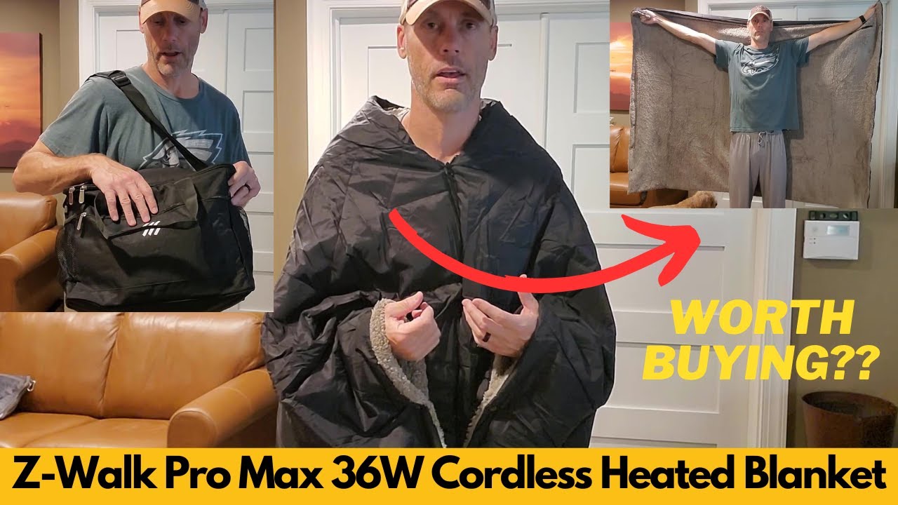Worth It? ZonLi Z Walk Pro 36W Battery Operated Heated Blanket ...