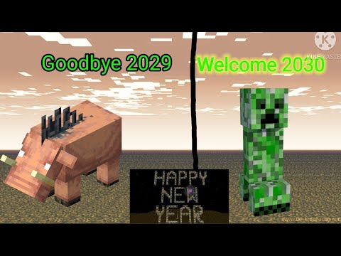 Goodbye 2029 Welcome 2030 (minecraft trend) - YouTube
